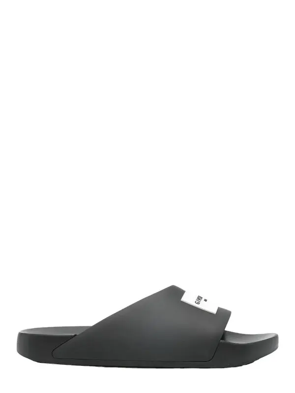 Givenchy Flat Mules With Label - Black