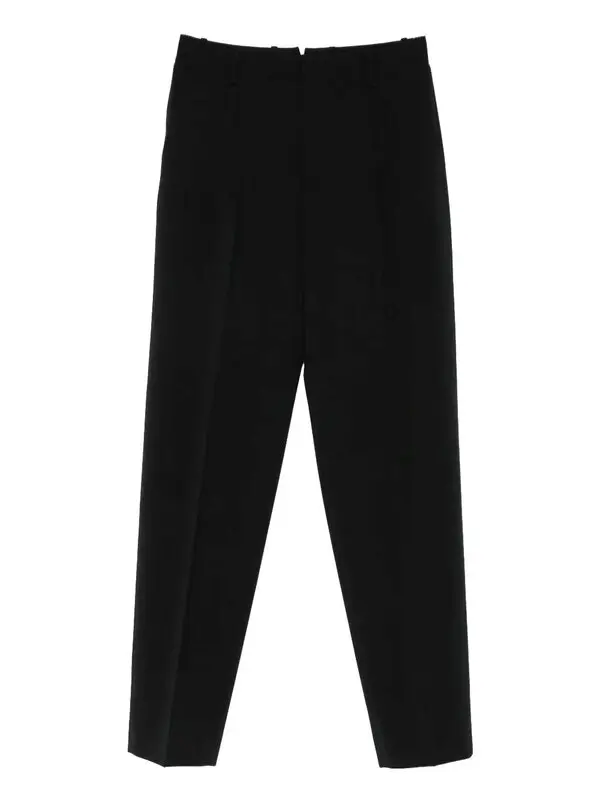 CELLAR DOOR Beverly Wool Pants With Pleat - Black