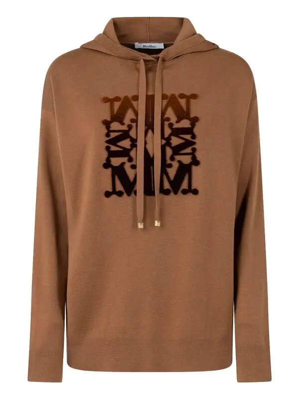 Max Mara Hooded Wool Sweater - Brown