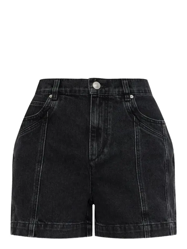 MARANT ETOILE Joely Denim Shorts - Black