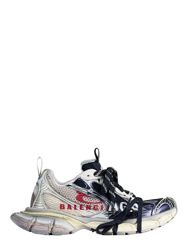 Balenciaga 3xl Worn-out Effect Sneakers - White