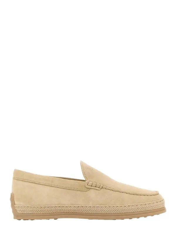 TOD`S Tod's Suede Loafers - Nude & Neutrals