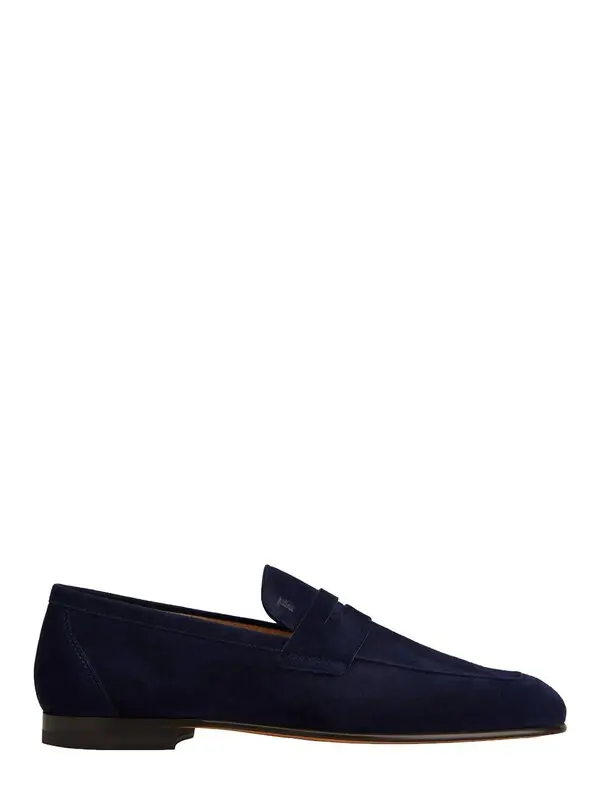 Prada Suede Leather Loafers - Blue