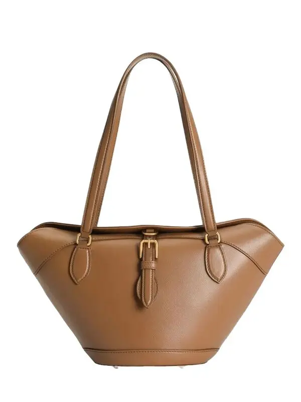Dolce & Gabbana Capri Leather Shoulder Bag - Brown