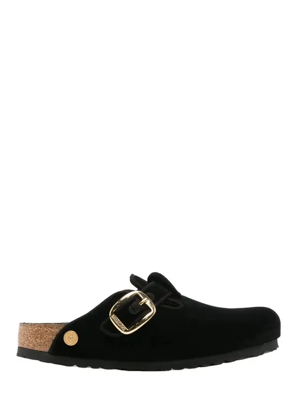 BIRKENSTOCK Boston Big Buckle Mule - Black