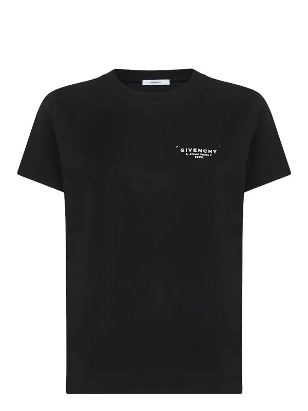 Givenchy Regular Fit T-shirt With Print - Black