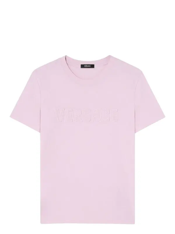 Versace Logo T-shirt - Pink & Purple