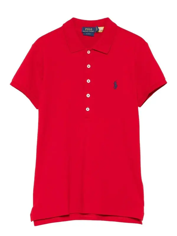 Polo Ralph Lauren Slim Fit Cotton Piqué Polo Shirt - Red