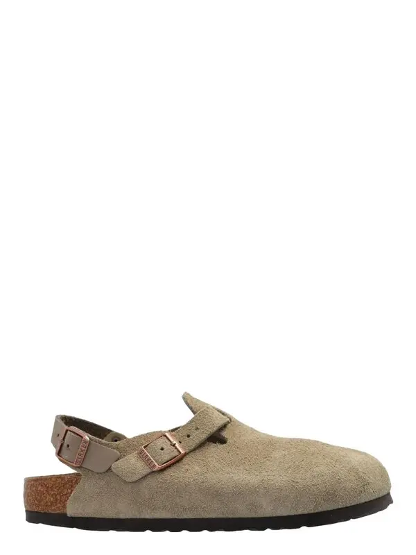 BIRKENSTOCK Tokio Suede Clog - Nude & Neutrals