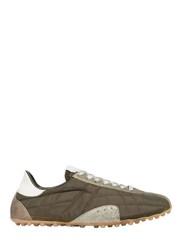 MAISON MARGIELA Sprinters Sneakers With Suede Inserts - Green