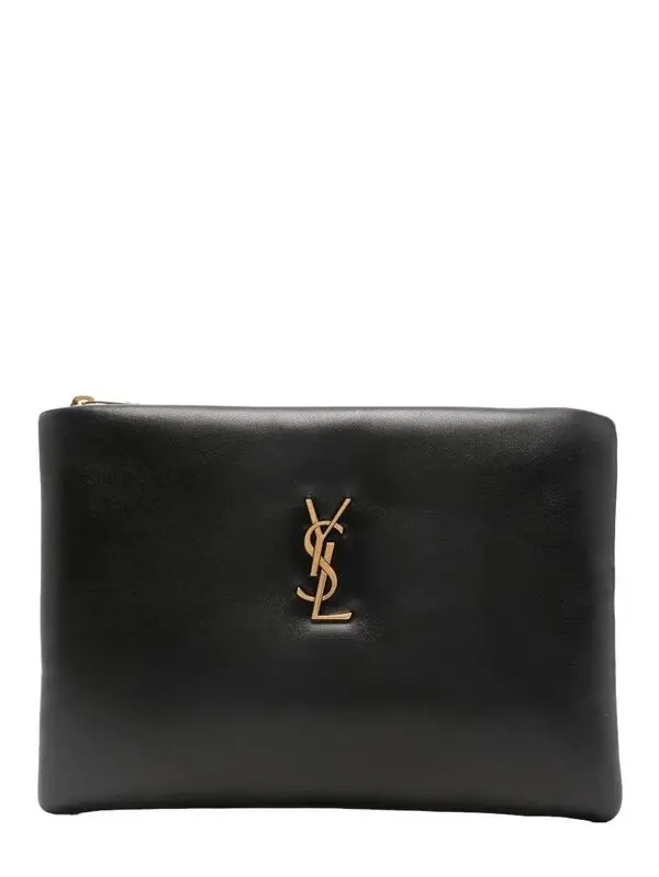 Saint Laurent Small Calypso Pouch - Black
