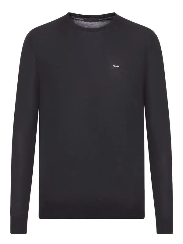Prada Crew Neck Sweater - Black