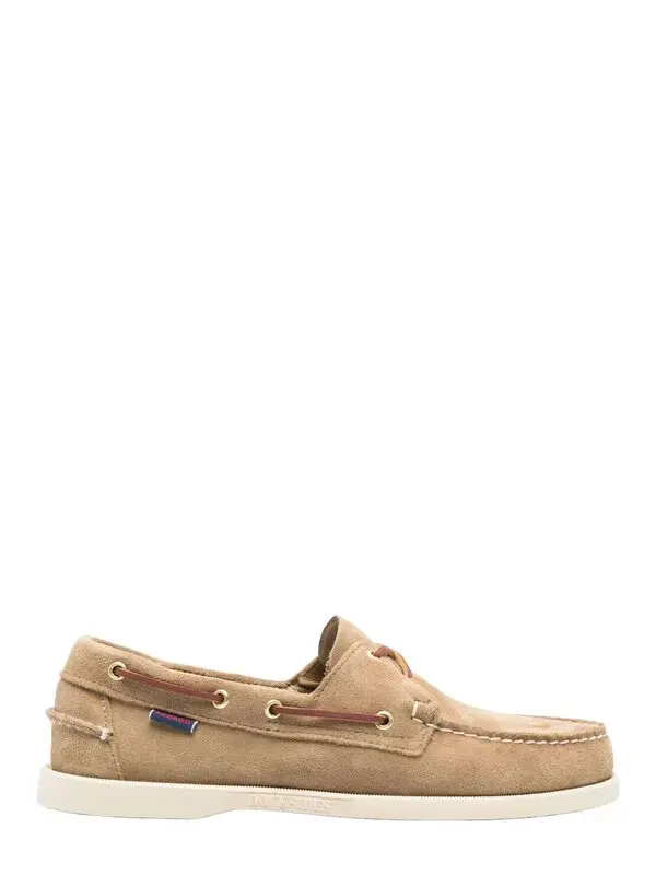 SEBAGO Portland Artisan Suede Boat Shoe - Nude & Neutrals