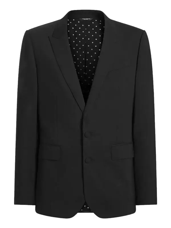 Dolce & Gabbana Martini Single-breasted Jacket - Black