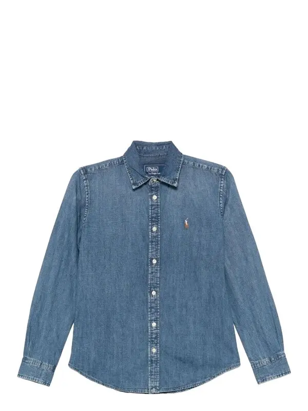 Polo Ralph Lauren Slim Fit Denim Shirt - Blue
