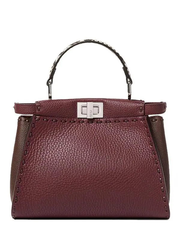 Fendi Peekaboo Mini Bag - Red