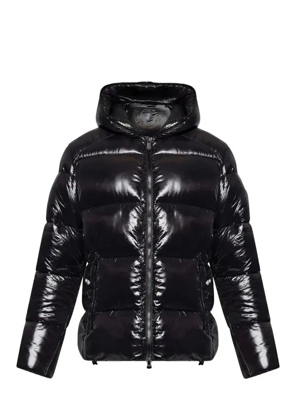 SAVE THE DUCK Edgard Lacquered Down Jacket - Black