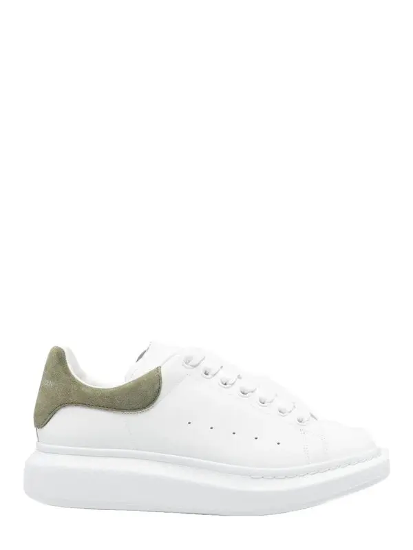 Alexander McQueen Oversize Leather Sneakers - White