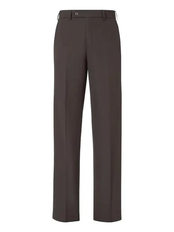 Fendi Cigarette Trousers - Brown