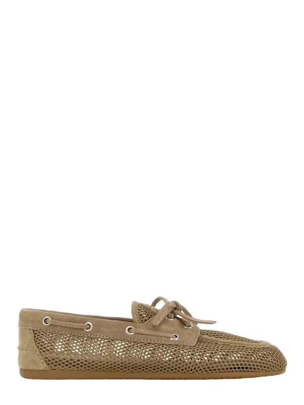 Miu Miu Suede Loafers - Nude & Neutrals