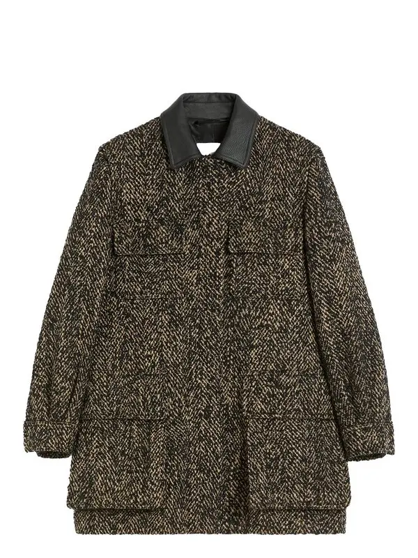 Max Mara Wool Tweed Jacket - Black
