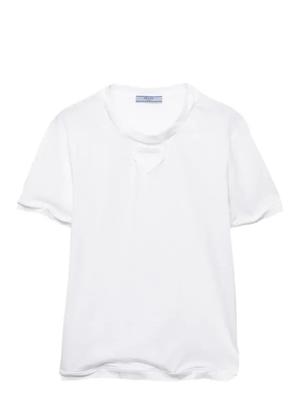 Prada Cotton Jersey T-shirt - White
