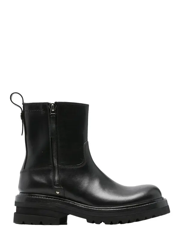 Premiata Elba Leather Boots - Black