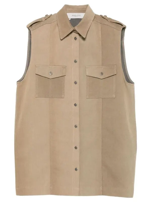 GOLDEN GOOSE Journey Osanne Shirt Dress - Nude & Neutrals