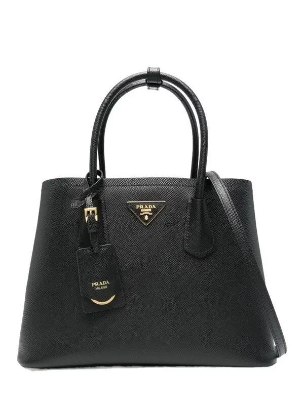 Prada Saffiano Leather Medium Bag - Black