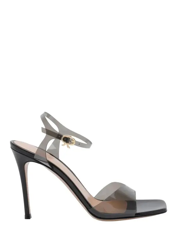 GIANVITO ROSSI Plexi High Heel Sandals - Black