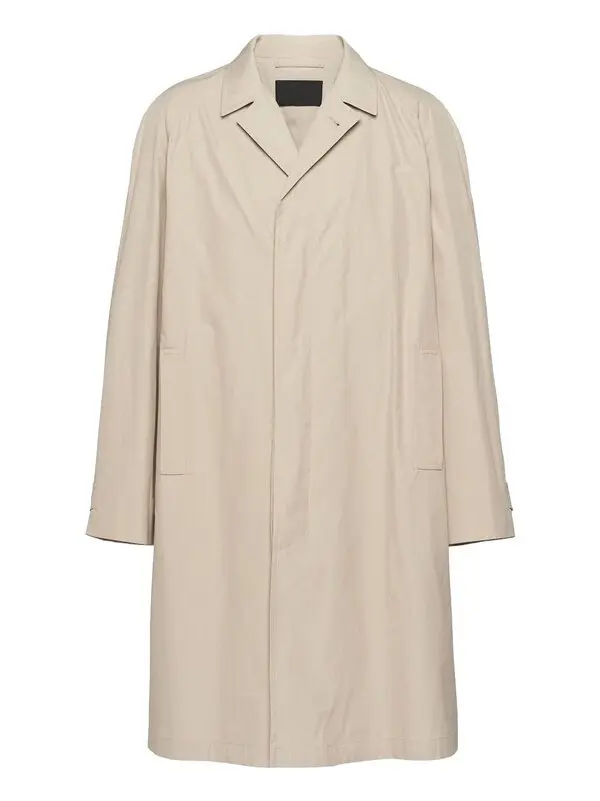 Prada Cotton-blend Overcoat - Nude & Neutrals
