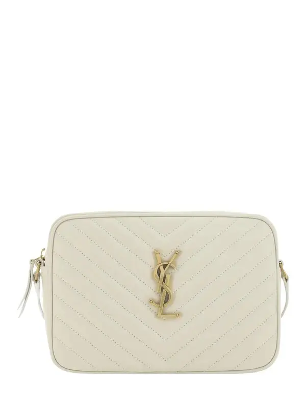 Saint Laurent Lou Camera Bag - White