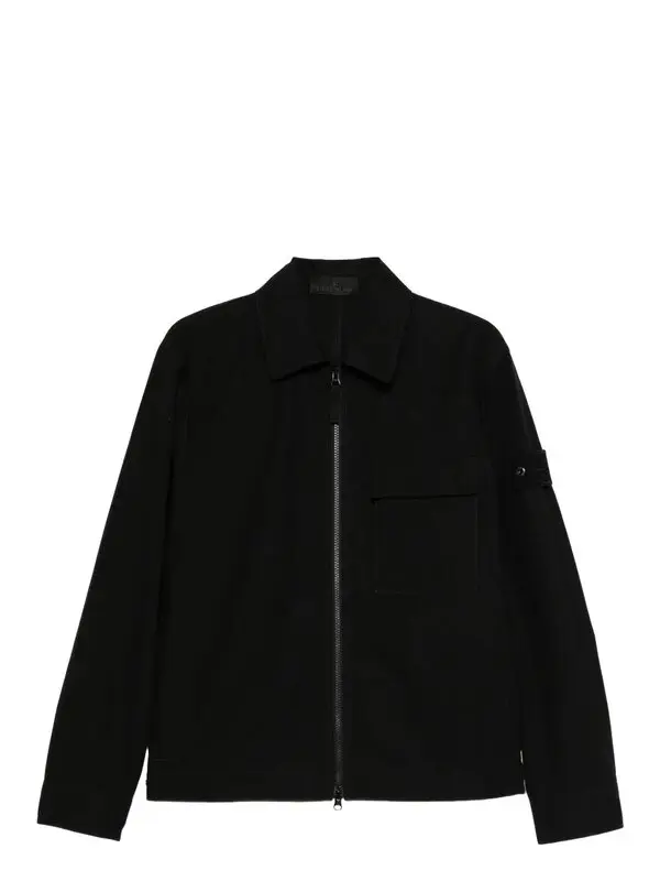 Stone Island Zip-up Jacket - Black