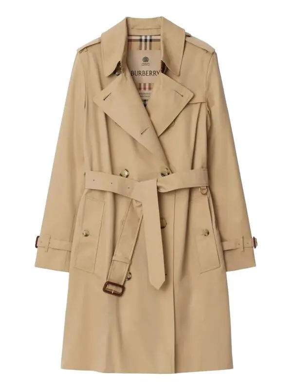 Alexander McQueen Double-breasted Trench Coat - Nude & Neutrals