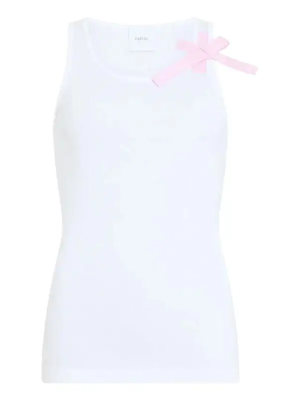 PATOU Cotton Tank Top - White