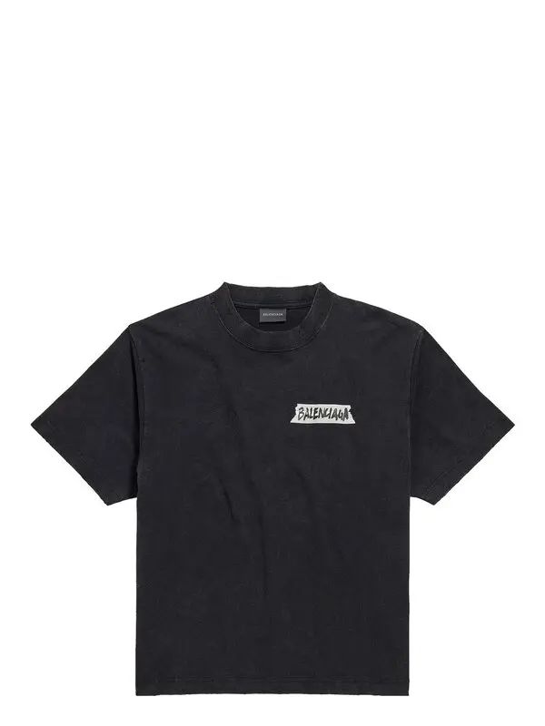 Balenciaga Jersey T-shirt - Black