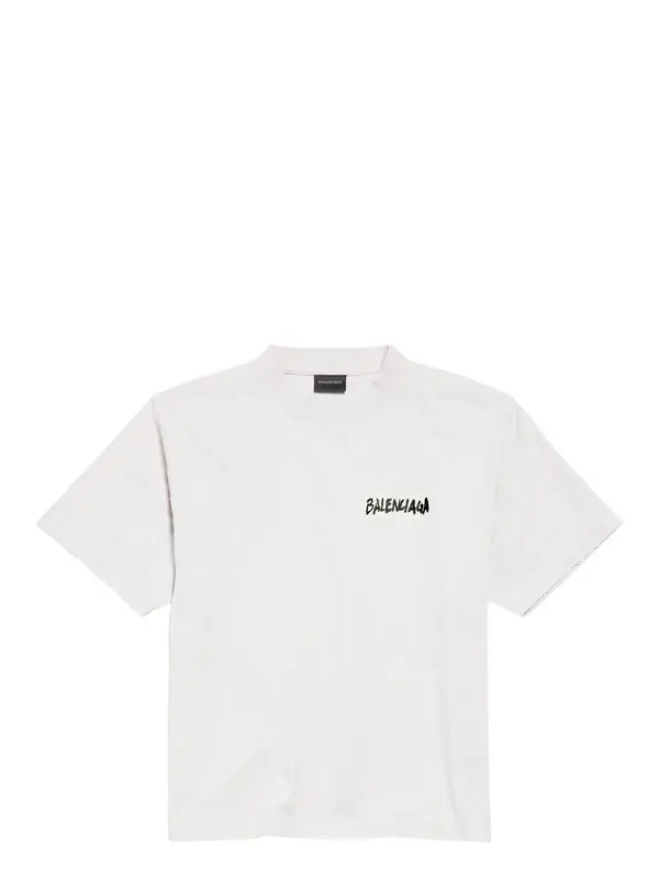 Balenciaga Jersey T-shirt - White