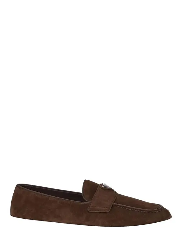 Brunello Cucinelli Suede Loafers - Brown