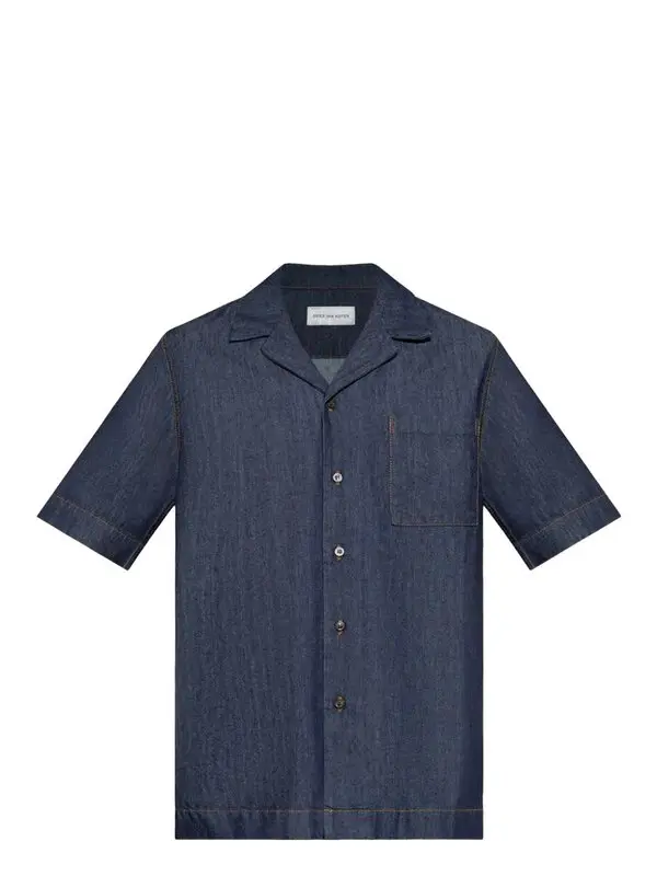 Dries Van Noten Denim Cartone Shirt - Blue