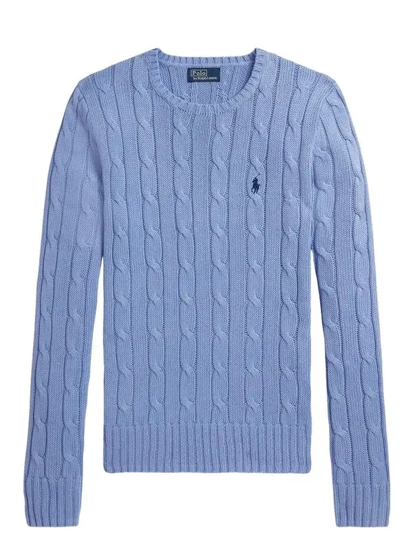 Polo Ralph Lauren Slim Fit Cable-knit Pullover - Blue