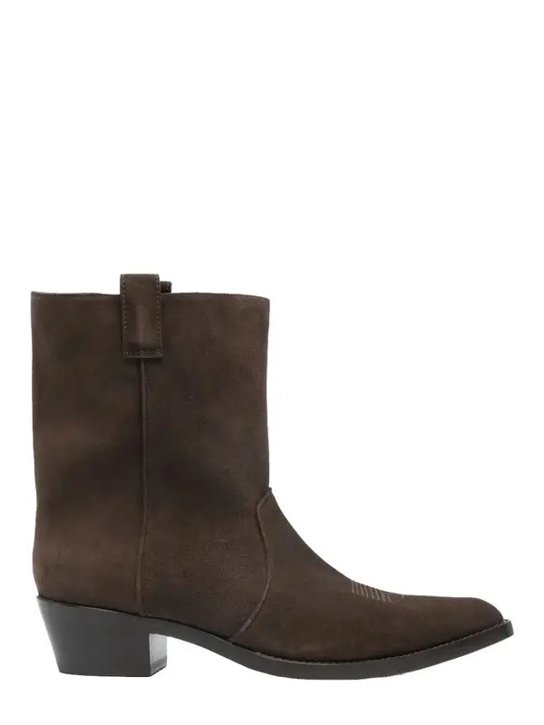 Khaite Clive 35 Ankle Boots - Brown