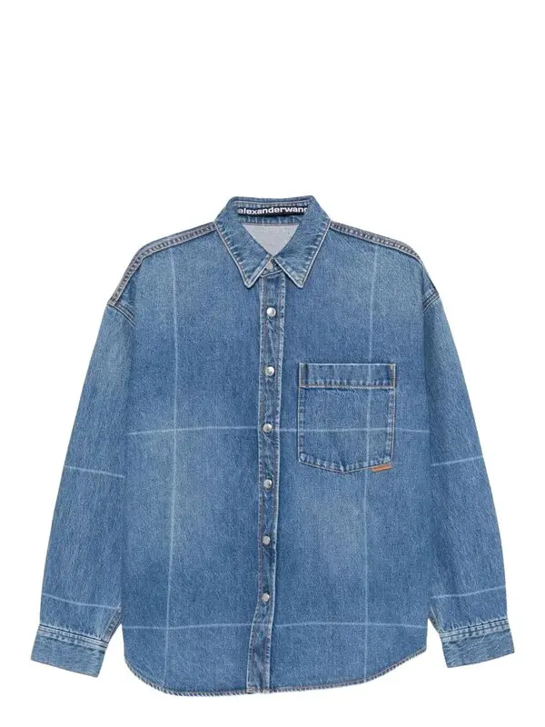 Alexander Wang Denim Button-down Shirt - Blue