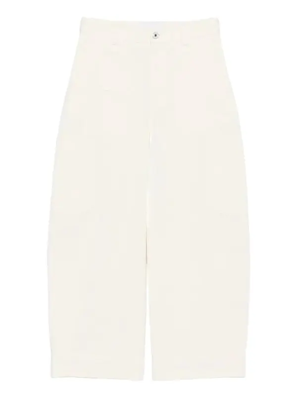 Givenchy Cotton And Wool Cargo Crop Pants - Nude & Neutrals
