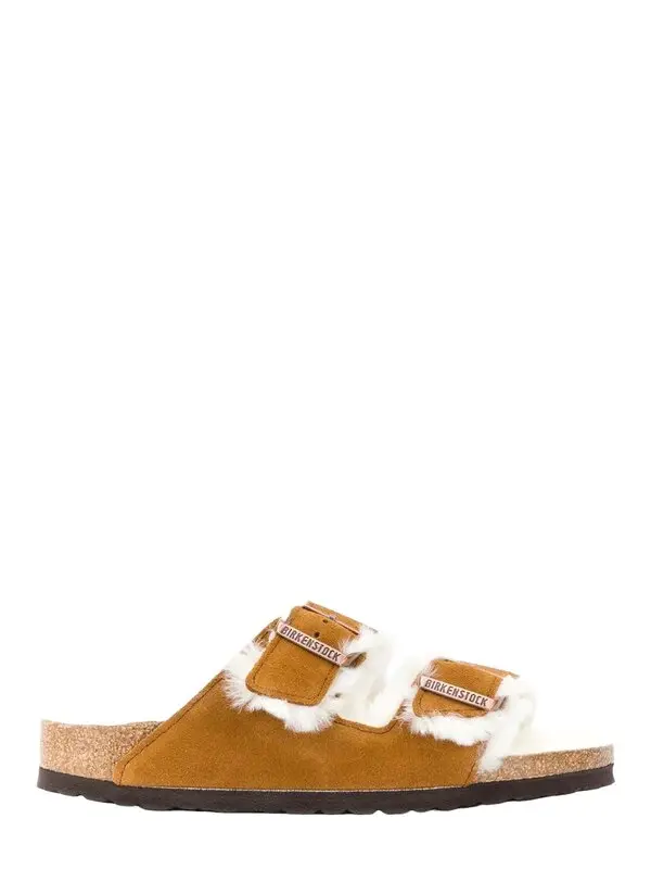 BIRKENSTOCK Arizona Suede Sandals - Brown