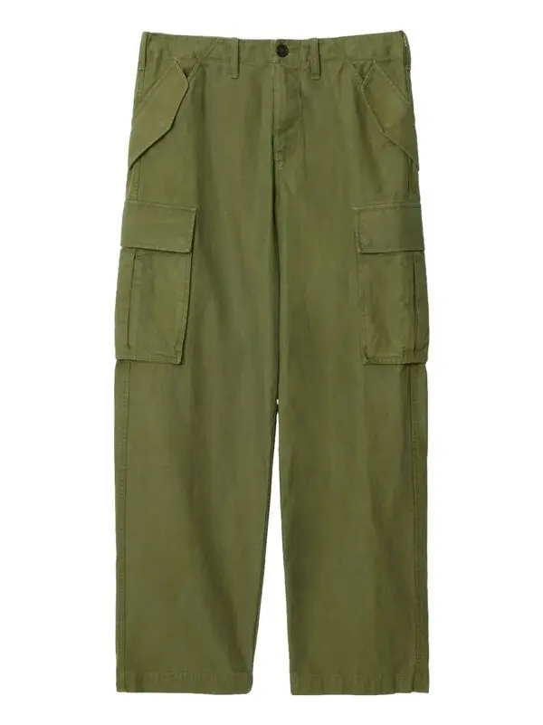 Burberry Cotton Cargo Pants - Green
