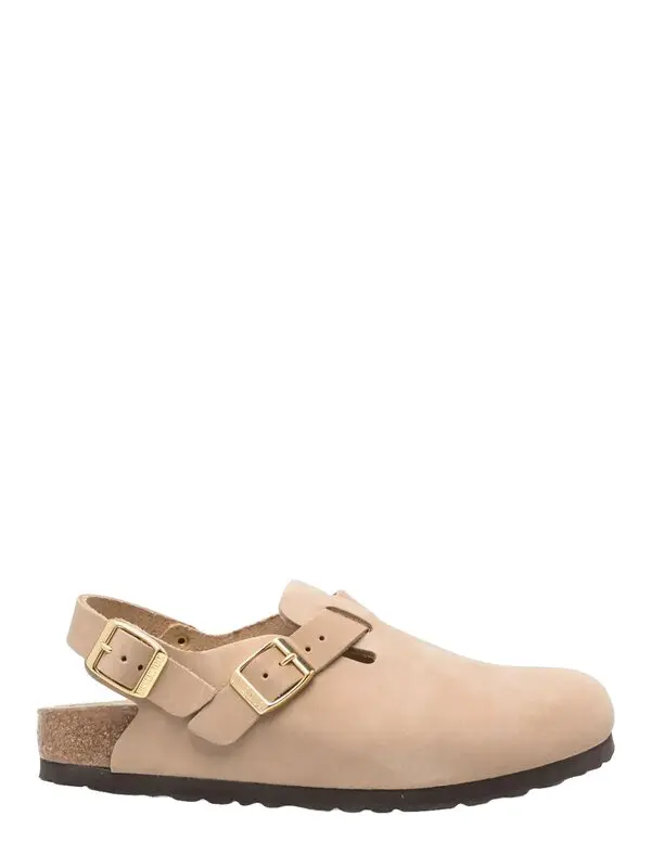 BIRKENSTOCK Tokio Nubuck Leather Clogs - Nude & Neutrals