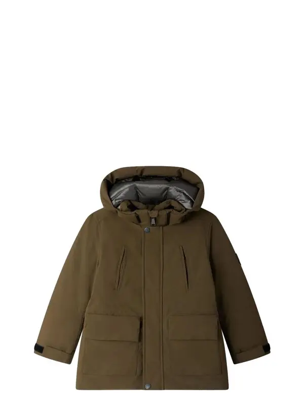 Bonpoint Jeremiah Parka With Removable Hood - Green