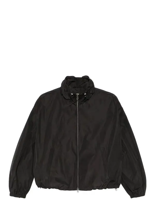 Herno Techno Taffeta Short Jacket - Black