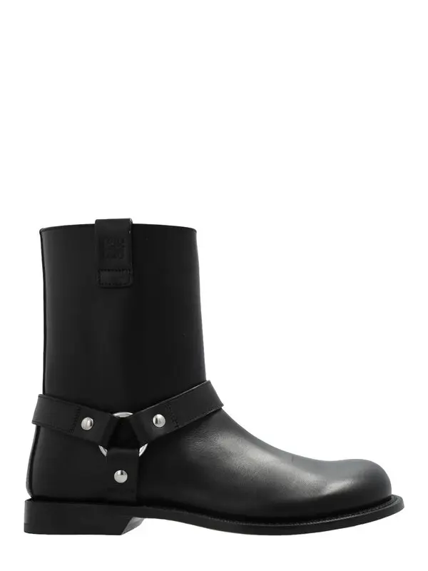 Loewe Campo Biker Boots - Black
