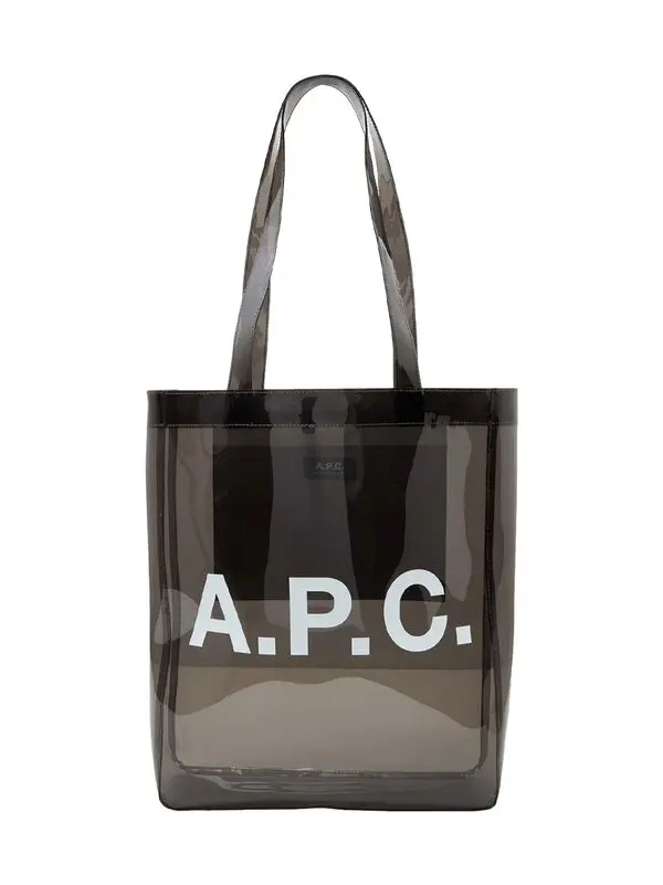 A.p.c. Lou Transparent Tote Bag - Grey